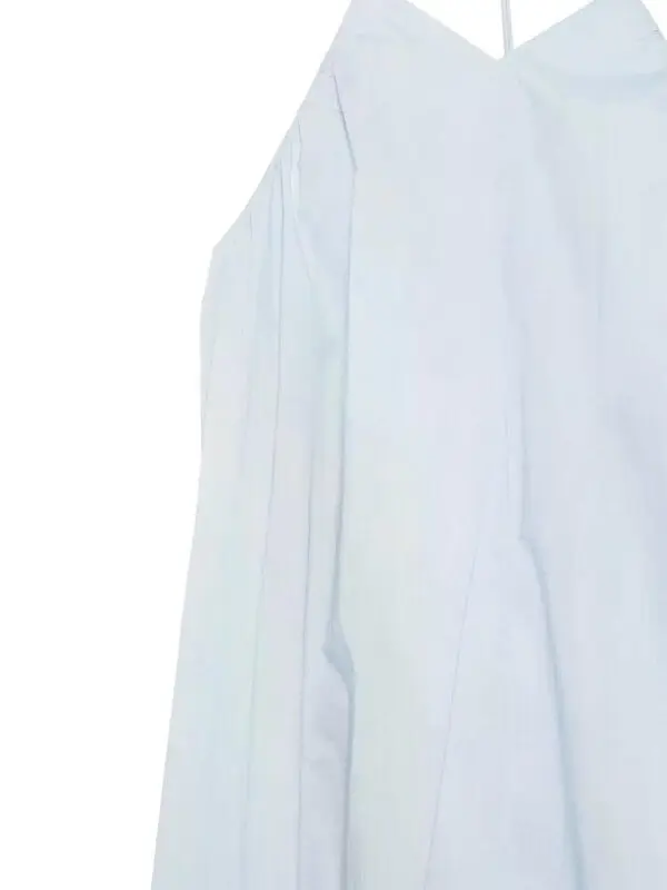 Closed Spaghetti-strap Midi Dress
