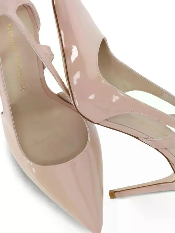 STUART WEITZMAN Cutout Point-toe Pumps - Neutrals
