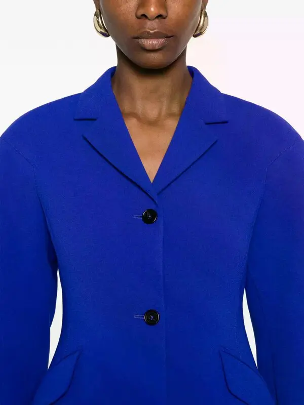 JIL SANDER Button-up Felted Coat