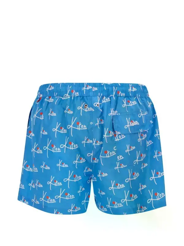 Kiton Patterned Swim Shorts
