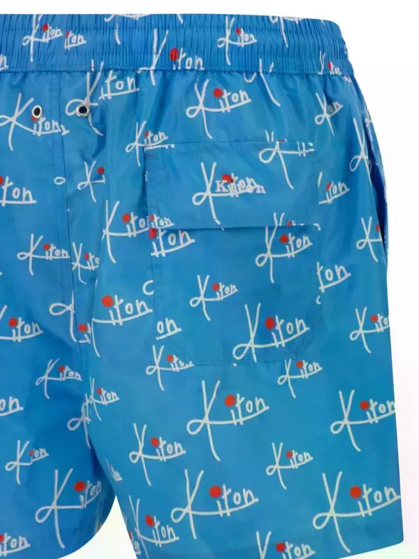 Kiton Patterned Swim Shorts