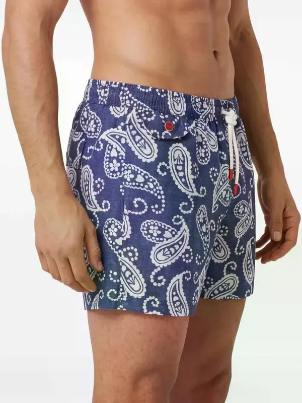 Kiton Patterned Swim Shorts