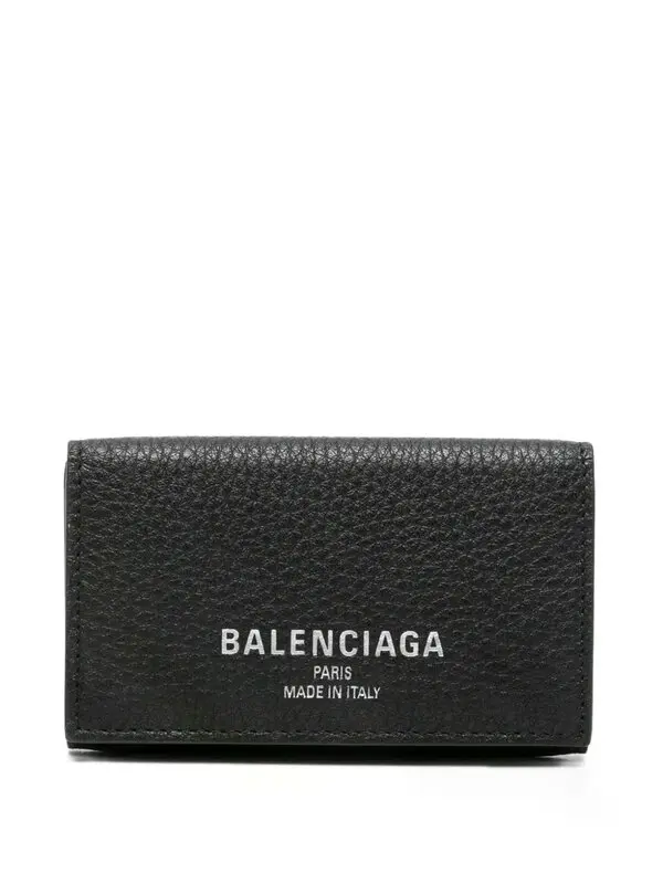 Balenciaga Logo-detail Keyring - Black