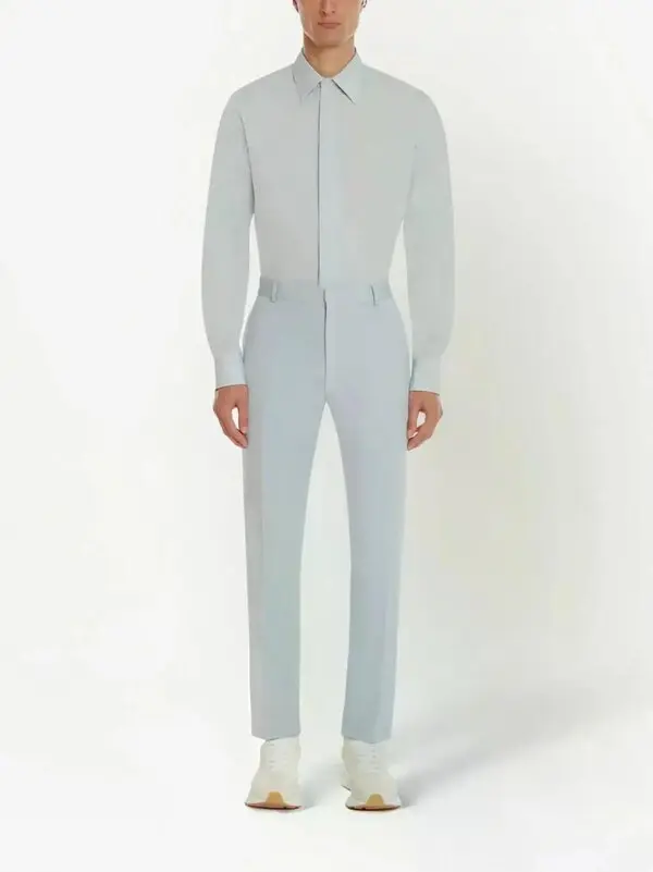 Alexander McQueen Concealed Placket Shirt