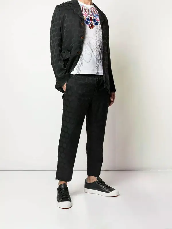 Comme Des Garçons Polka Dot Print Trousers