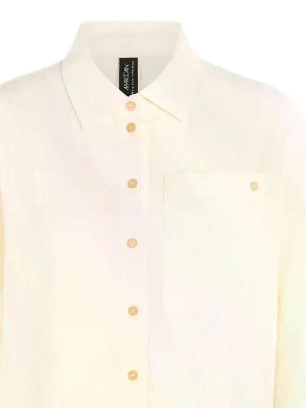 MARCCAIN Buttoned Pocket Blouse