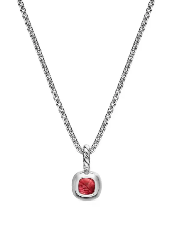 David Yurman Mini Cushion Cut Amulet - Silver