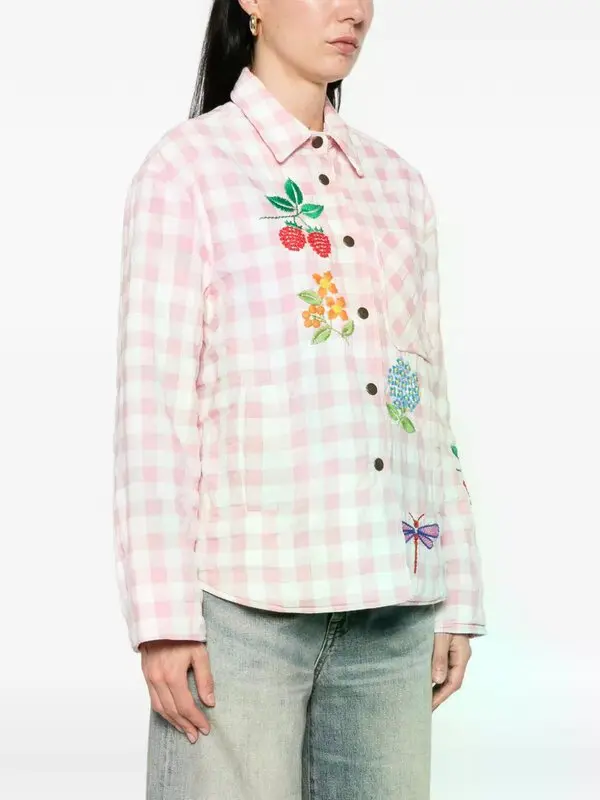 SUSANNA BLU Crisantemo Gingham Jacket