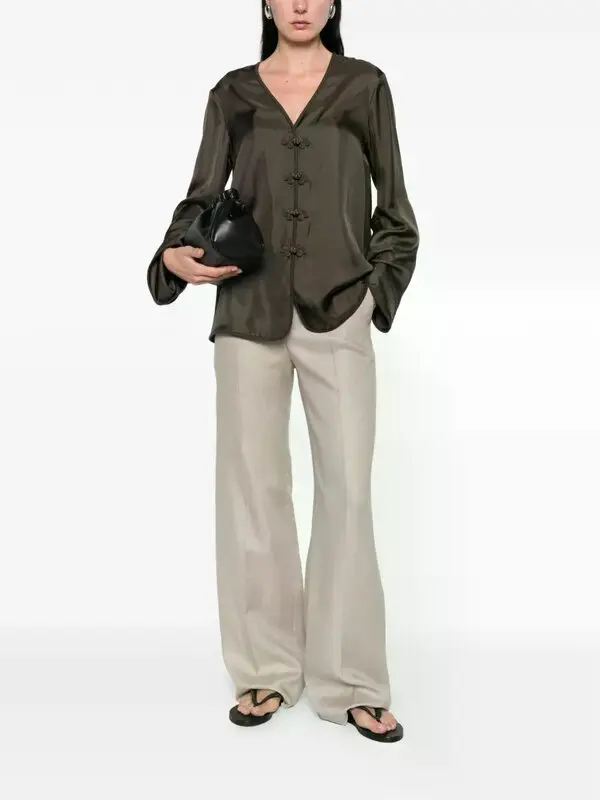 Tagliatore Wide Leg Palazzo Pants