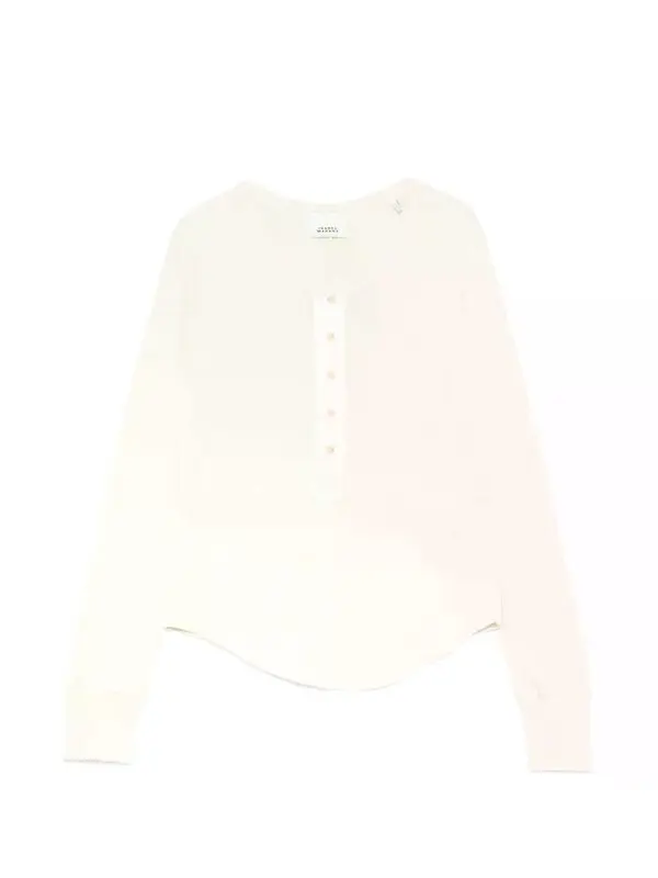 Isabel Marant Étoile Button T-shirt - Neutrals