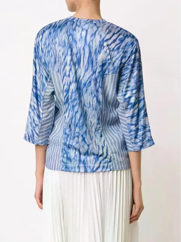 Comme Des Garçons Abstract Print Blouse