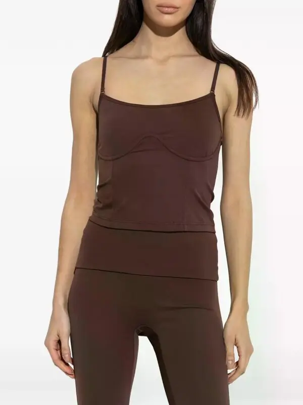 RETHINKIT STUDIOS Spaghetti Strap Square Neck Top