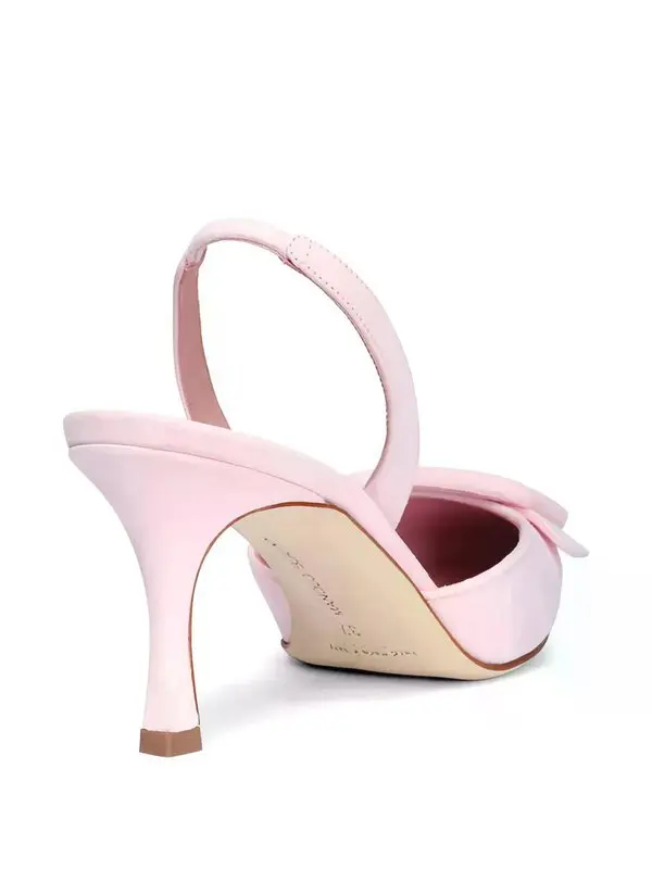 Manolo Blahnik Buckle Slingback Sandals - Pink