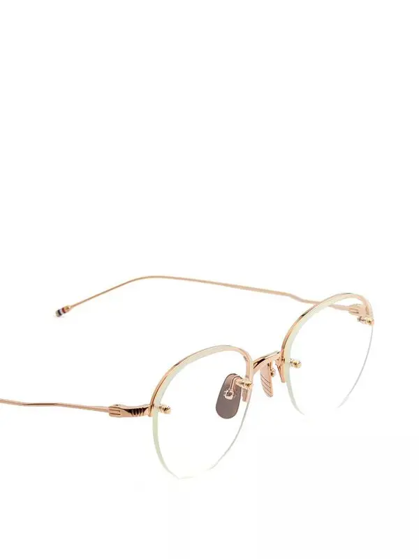Thom Browne Round-frame Glasses - Pink