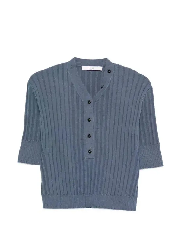 IRO PARIS Lunea Ribbed Knit Top