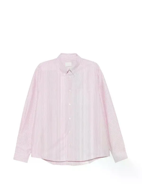 A.p.c. Striped Pocket Shirt - Red