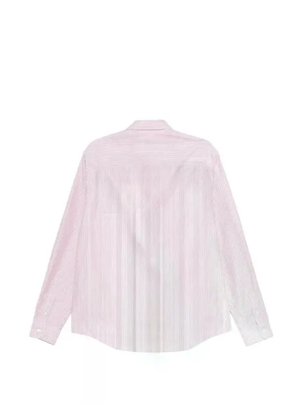 A.p.c. Striped Pocket Shirt - Red