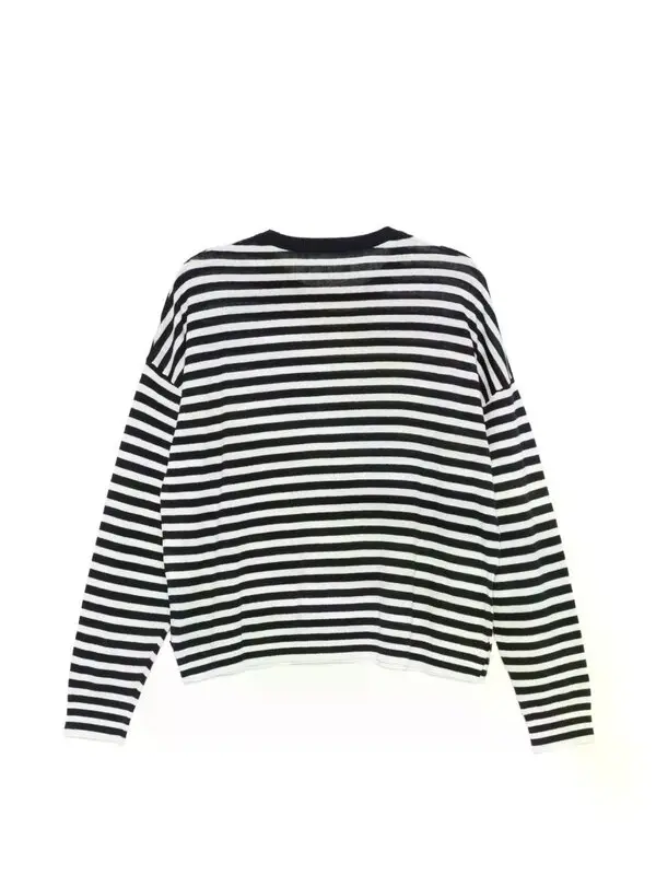 Closed Striped Pullover Sweater