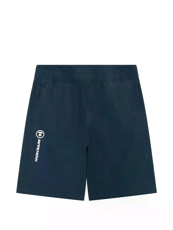 AAPE BY *A BATHING APE Logo Print Shorts
