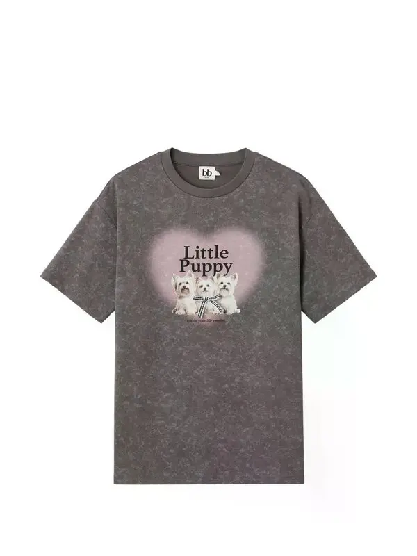B+AB Puppy-print T-shirt