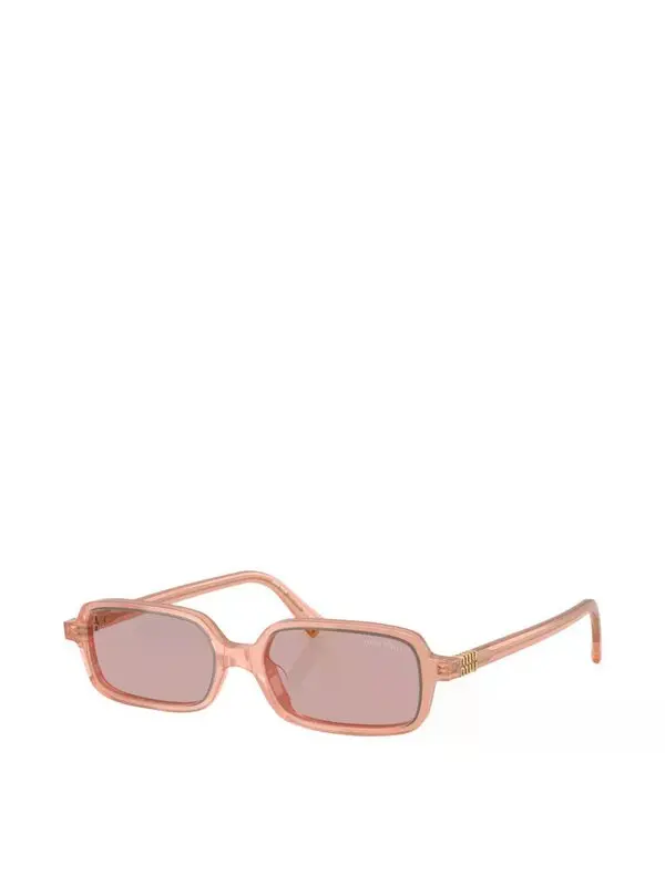 Miu Miu Rectangle-frame Sunglasses - Pink