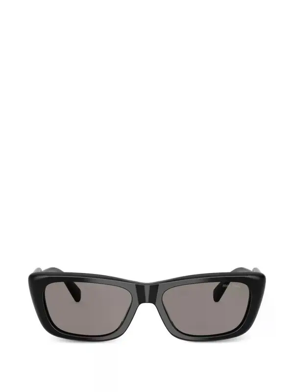 Miu Miu Rectangle Sunglasses - Black