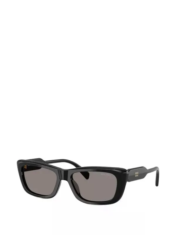 Miu Miu Rectangle Sunglasses - Black