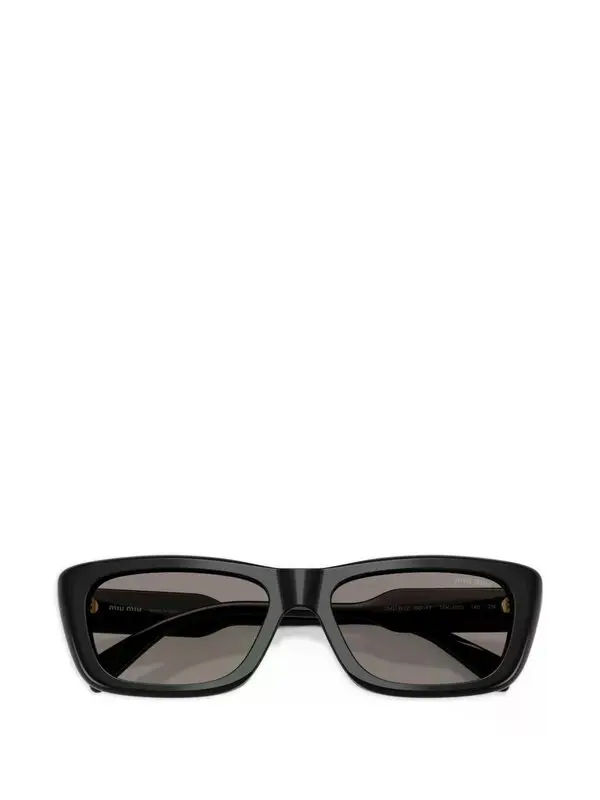 Miu Miu Rectangle Sunglasses - Black