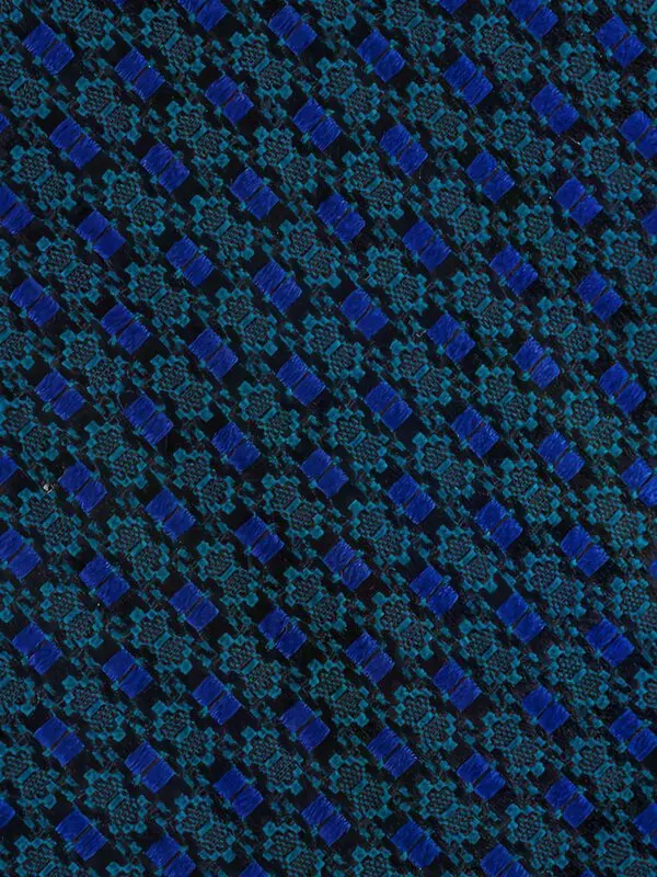 Zegna Geometric-patterned Neck Tie