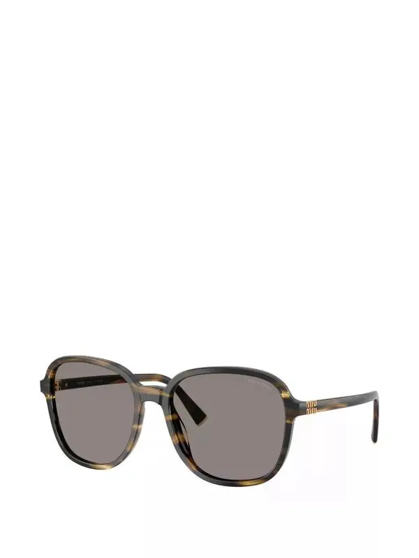 Miu Miu Oversized Round Frame Sunglasses