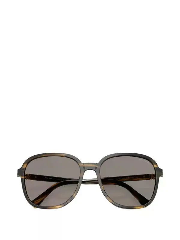 Miu Miu Oversized Round Frame Sunglasses