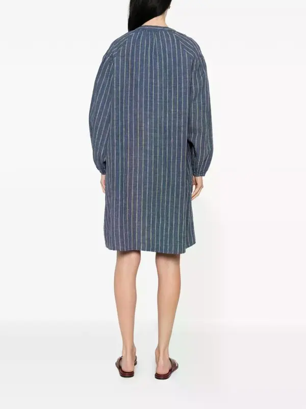 JCSOPHIE Striped Mini Dress With Buttons