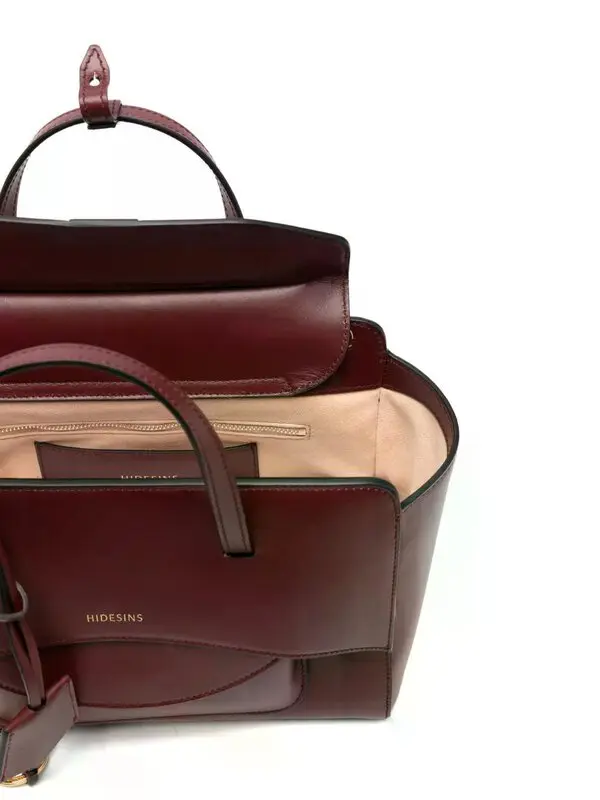 HIDESINS Flap Leather Tote Bag