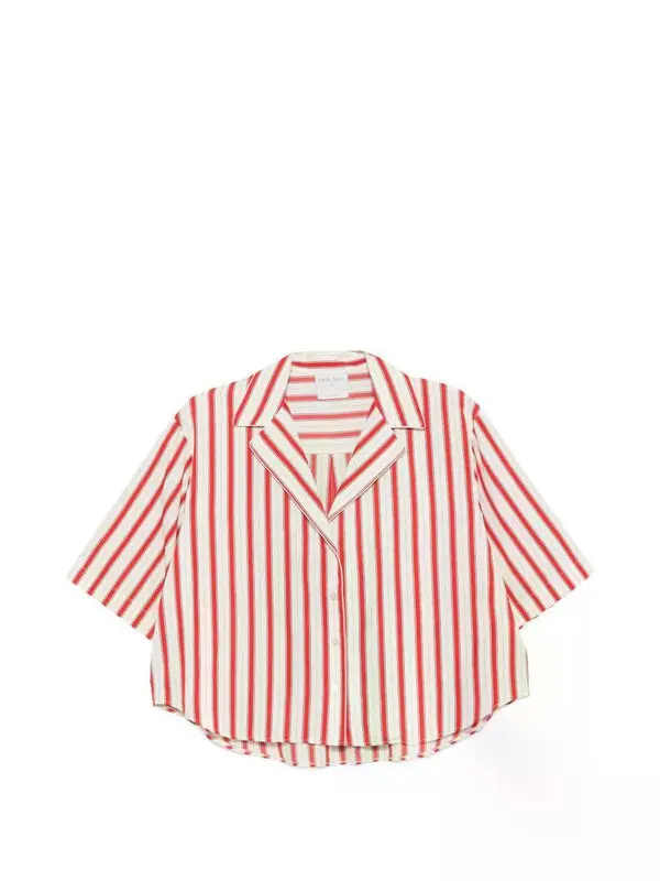 FORTE_FORTE Striped Shirt - Neutrals