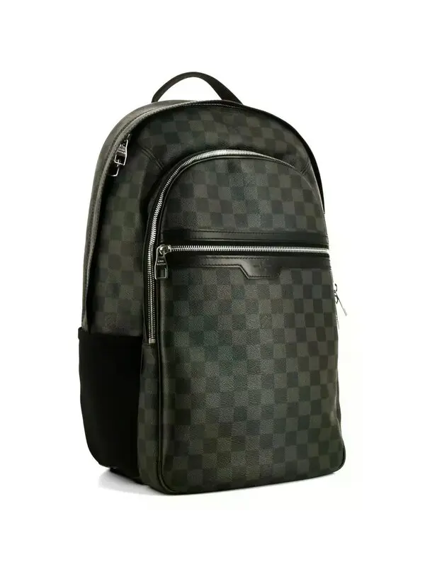 LOUIS VUITTON Damier Graphite Patterned Josh Backpack - Black