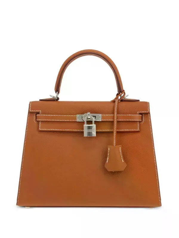 Hermès 2025 25 Kelly Two-way Handbag - Brown
