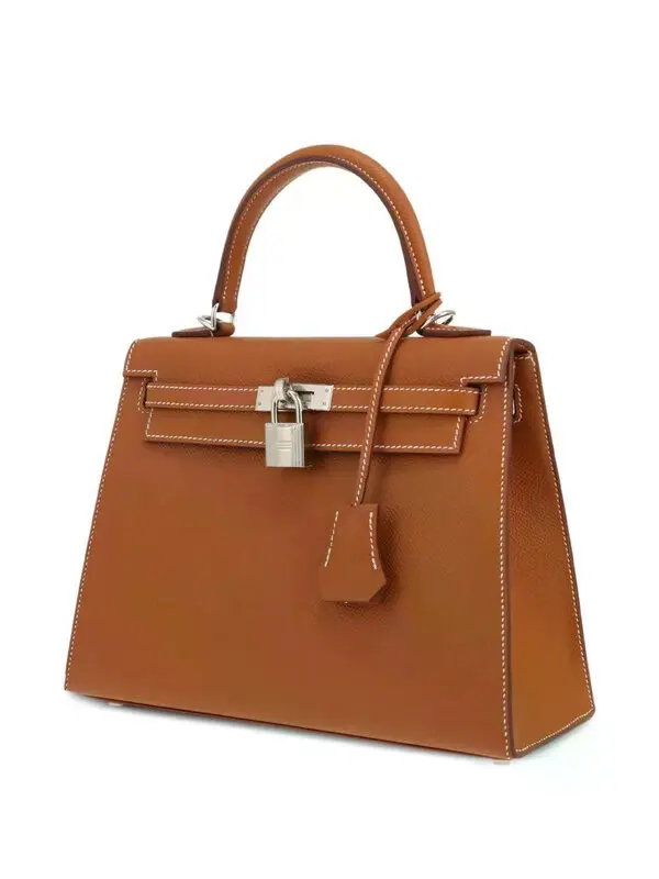Hermès 2025 25 Kelly Two-way Handbag - Brown
