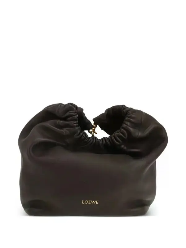 Loewe Squeeze Leather Handbag - Brown
