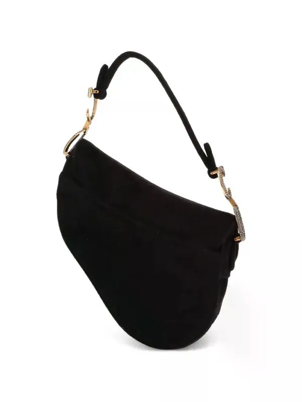 Dior 2020s Mini Saddle Bag - Black