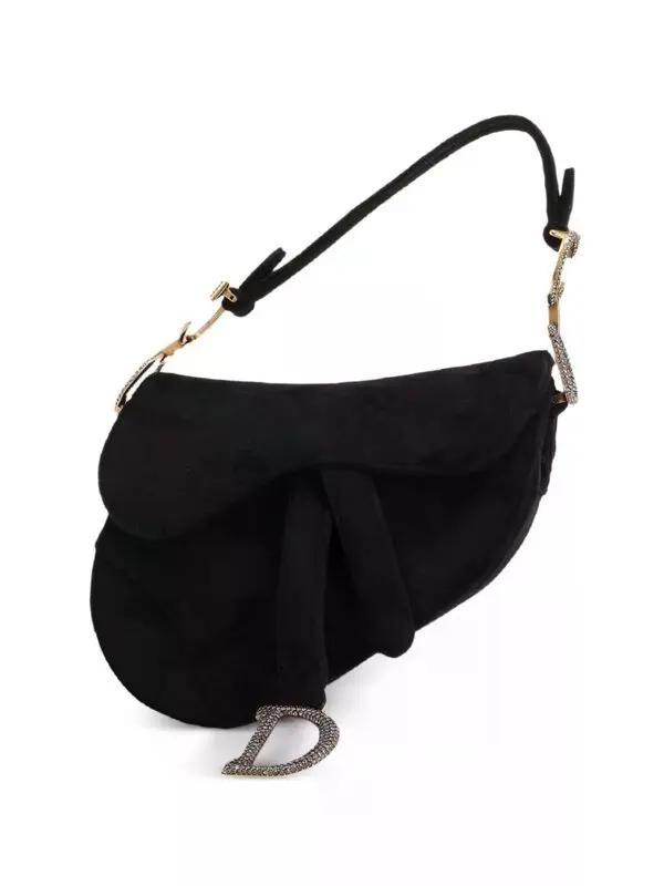 Dior 2020s Mini Saddle Bag - Black