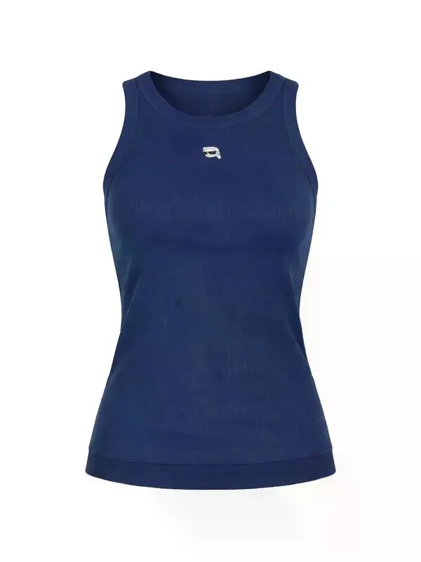 Karl Lagerfeld Ikon Ribbed Tank Top