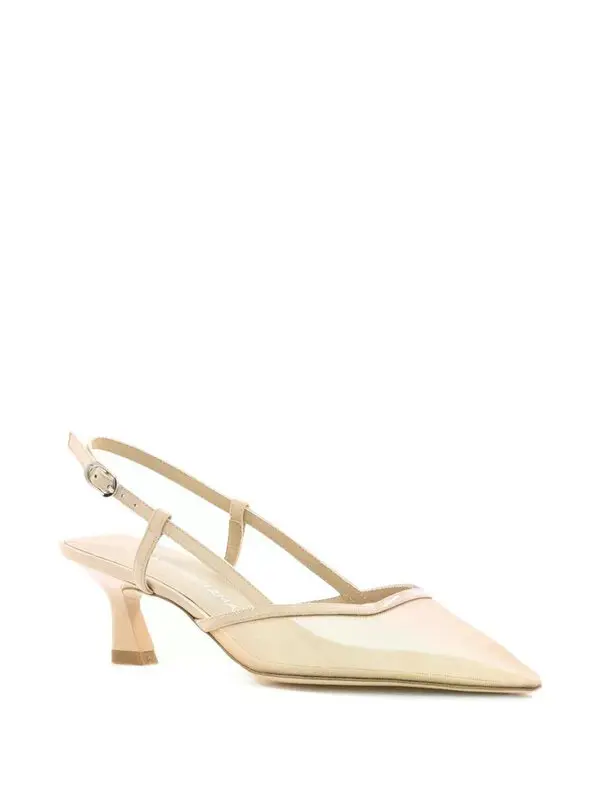 STUART WEITZMAN Vinnie 50 Slingback Pumps - Neutrals