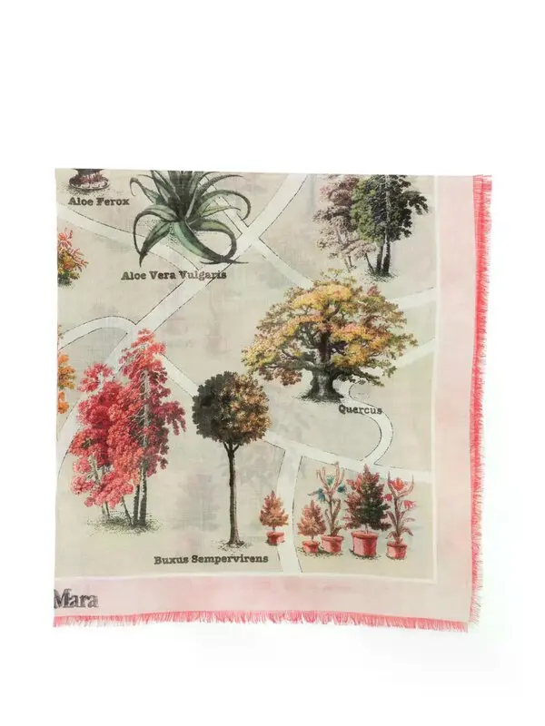 Max Mara Mxacamice Scarf - Neutrals