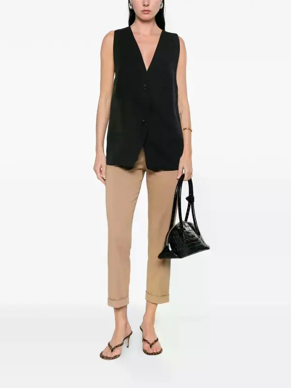 TELERIA ZED Alessia Cuffed Trousers - Brown