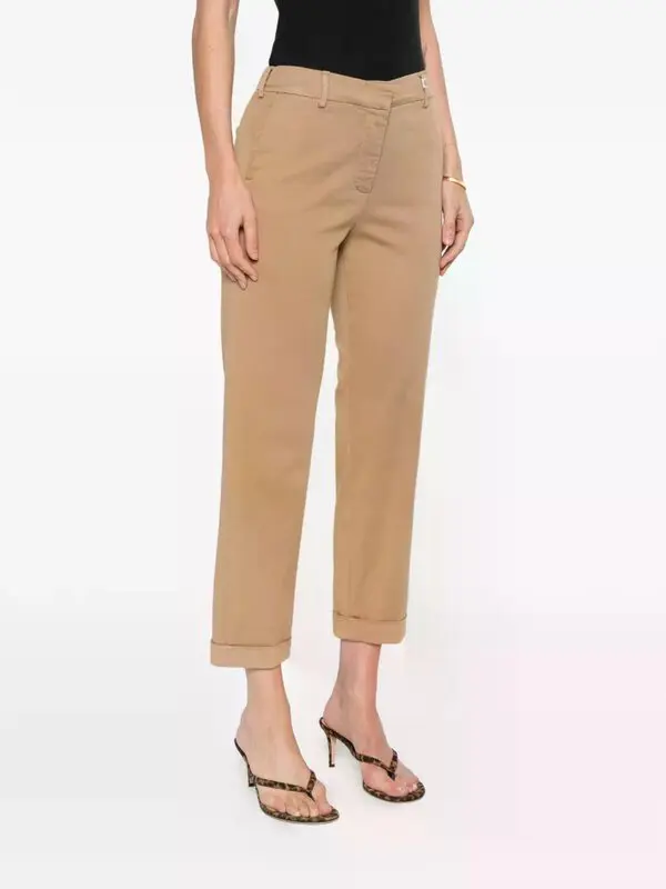 TELERIA ZED Alessia Cuffed Trousers - Brown