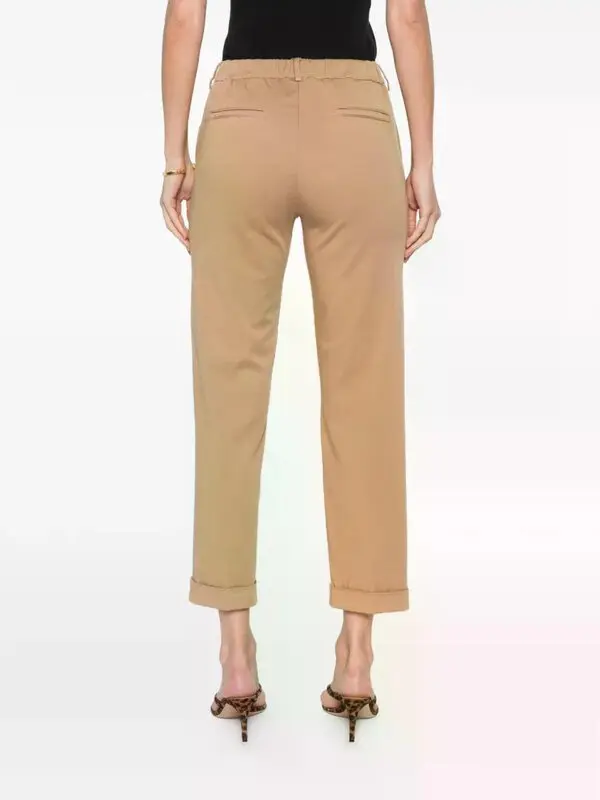 TELERIA ZED Alessia Cuffed Trousers - Brown