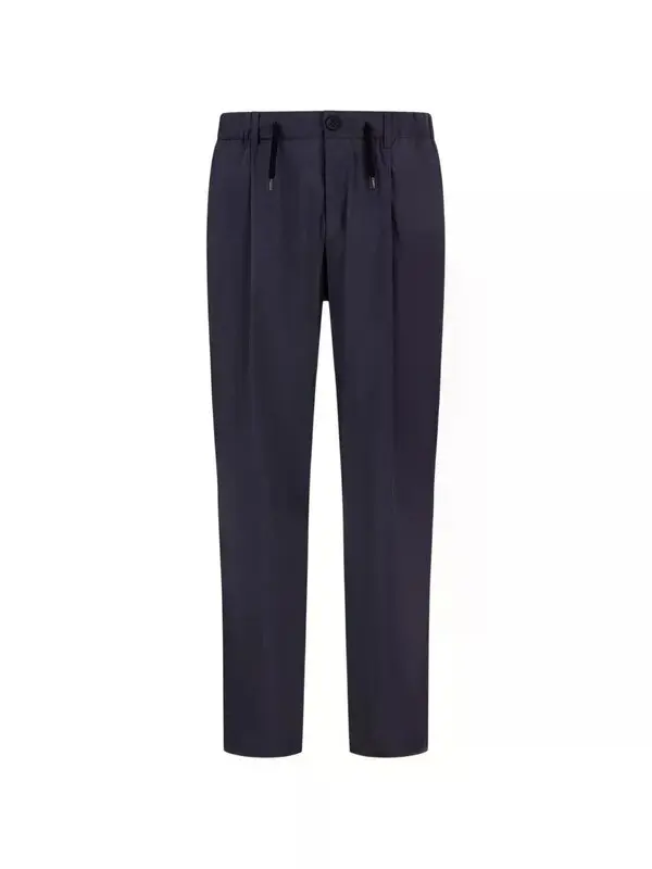 Herno Drawstring-waist Tapered Trousers