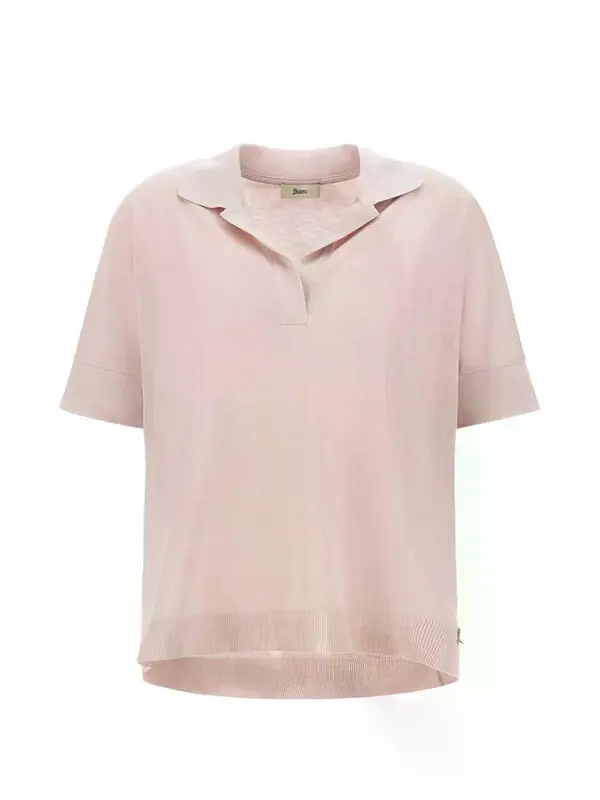 Herno Short-sleeve Polo Shirt - Pink