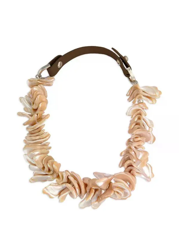 OBSIDIAN X Sonia Argint Mother-of-pearl Layered Necklace - Neutrals