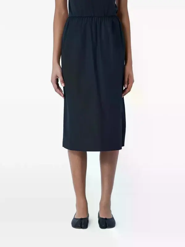 RIER Elasticated Waist Midi Skirt